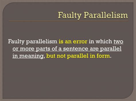 Ppt Faulty Parallelism Powerpoint Presentation Free Download Id2325906
