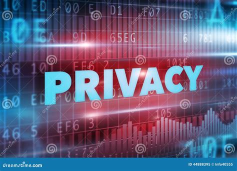 Privacy Concept Folder Icon On Digital Paper Royalty Free Stock