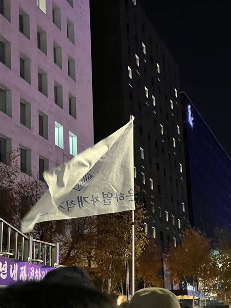 윤석열 탄핵 시위 연합모임 깃발 모음  연예이슈 수다방 네모판