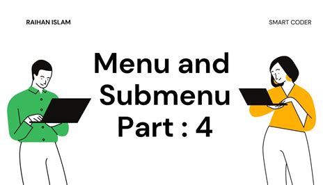 menu and submenu create html and css in bangla part 4 youtube