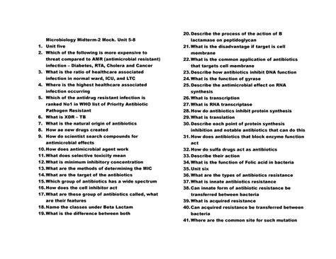 Bio111midterm 2 Mini Mock Exam That Covers All Aspect Of The Second Midterm If You Are Able
