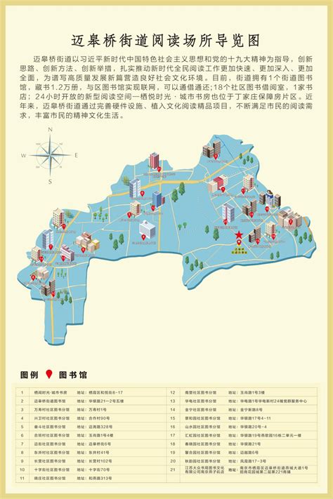 南京市栖霞区人民政府 图解：迈皋桥街道阅读场所导览