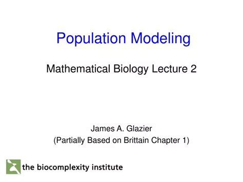 Ppt Population Modeling Powerpoint Presentation Free Download Id