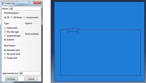 how to use abaqus cel to model air pressure