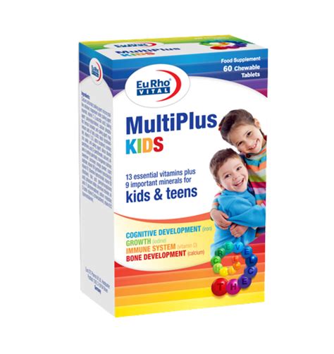 قرص جویدنی مولتی پلاس کیدز یورو ویتال