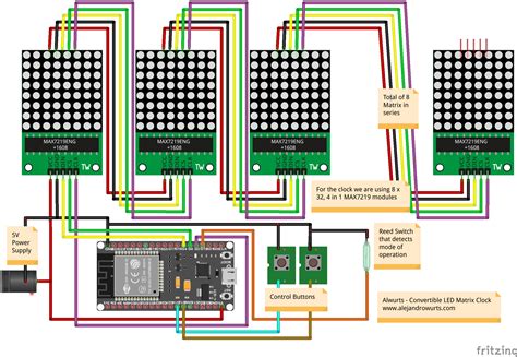 IoT Convertible LED Matrix Clock Digilent Projects
