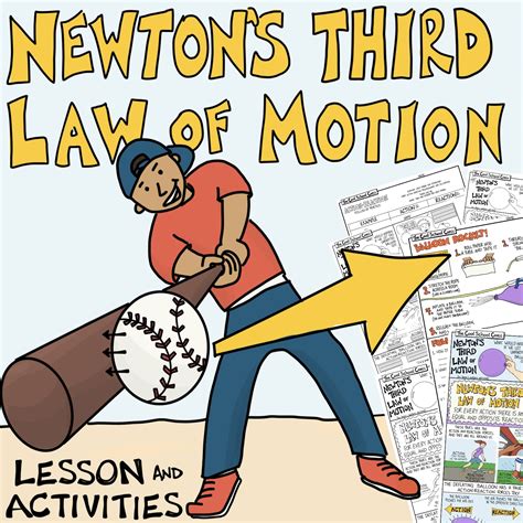 Newtons Third Law Of Motion Cool School Comics