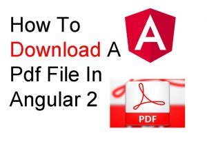 How To Download A Pdf File In Angular Coding Faster