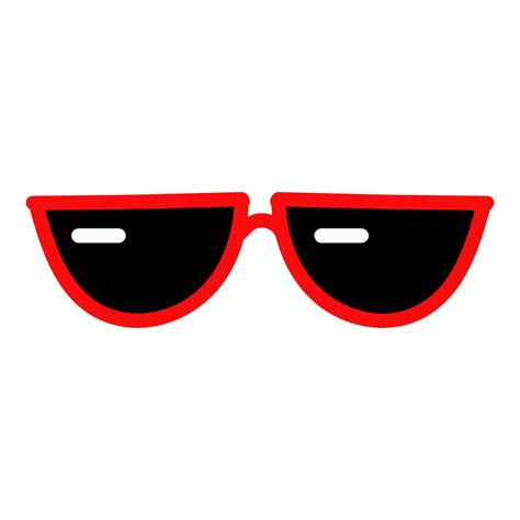 Trendy Stylish Red Frame Sunglasses 22426692 Vector Art At Vecteezy
