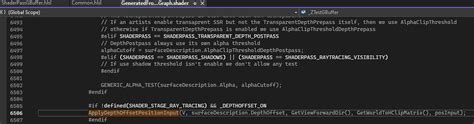depth output for shader graph pdo pixel depth offset terrain