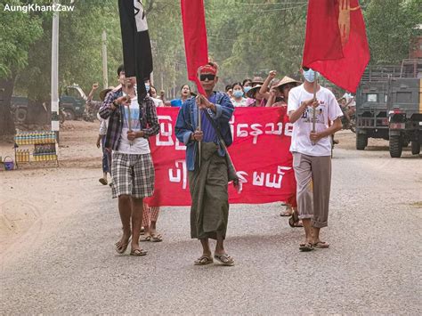 Khit Thit Media On Twitter ချင်းတွင်းမြစ် သပိတ် စစ်ကြောင်းက စစ်အာဏာရှင် ချေမှုန်းရေး ချီတက