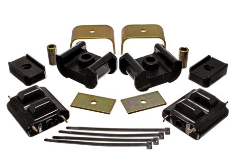 Energy Suspension Motor And Transmission Mount Black Zinc Finish