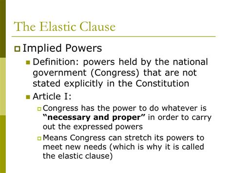 Implied Powers Examples