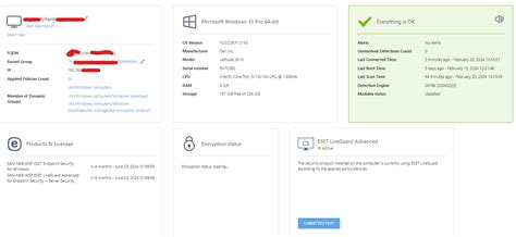 Eset Rouge Scanner Showing Computers That Have Endpoint Security As Rogue Eset Protect On Prem