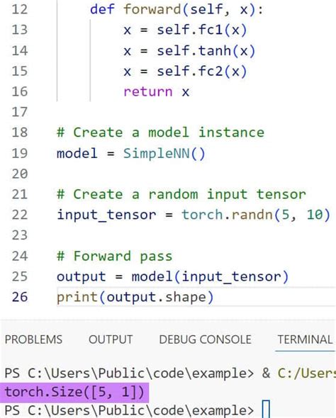 PyTorch TanH