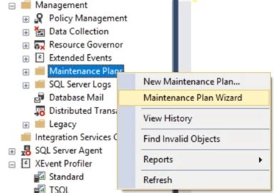 SQL Server Maintenance Plans History Cleanup Task
