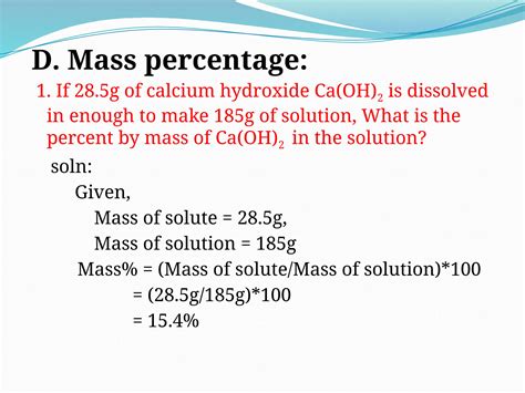 Molarity Molality And Normality Formula And Their Calculation Pptx