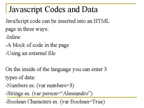 Javascript Presentation About Javascript Language Javascript Java Script