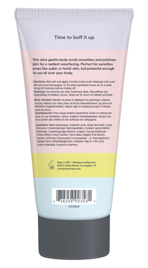 Coochy Gogo Coco Mango Coconut Body Scrub Mango Body Scrub