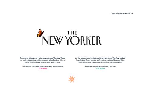 The New Yorker Eustace Tilley 98th Anniversary Cover On Behance