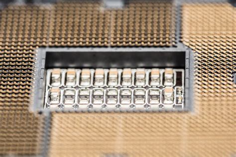 CPU Socket On Motherboard Stock Photo Image Of Microchip