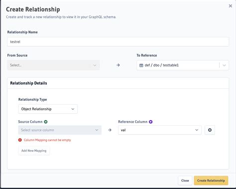 New Relationship Ui Unable To Track Relationship For Ms Sql Views · Issue 9499 · Hasura