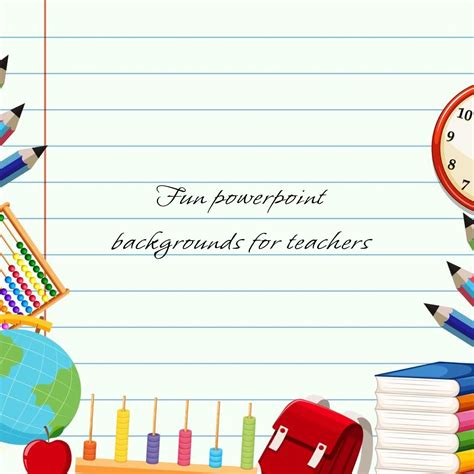 Fun School Backgrounds For Powerpoint