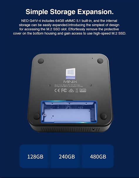 Minix G41v Mini Pc Intel Celeron N4100
