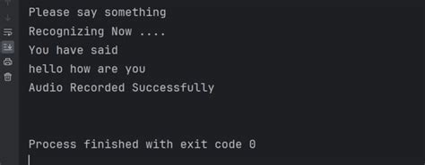 Python Speech Recognition With Google Speech Codeloop