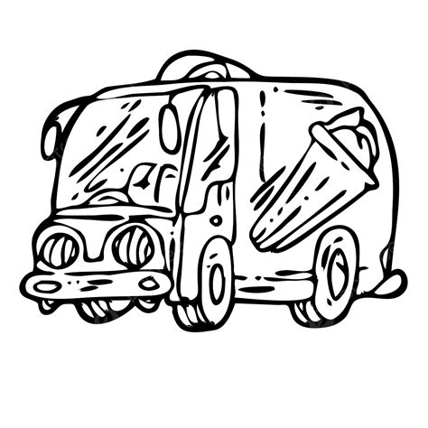 아이스크림 밴 봉고차 자동차 아이스크림 Png 일러스트 및 벡터 에 대한 무료 다운로드 Pngtree
