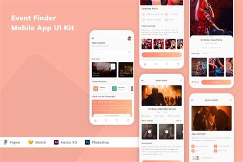 Social Video Mobile App Ui Kit Graphic By Betush · Creative Fabrica
