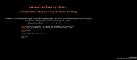 Getting Uncaught Error Fieldname Val Val Can Not Be Empty Issue