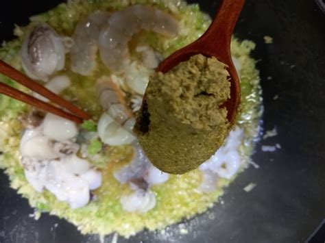 갑오징어 새우 오일파스타