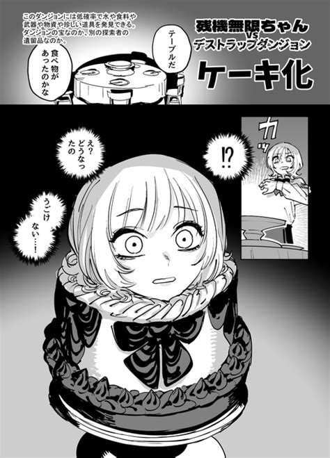 残機無限ちゃんvsデストラップダンジョン ケーキ化 窓 口 基 さんのマンガ ツイコミ 仮