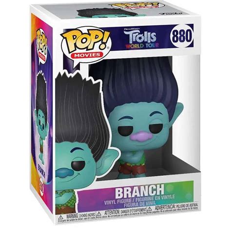 Figurine Pop Branch Trolls World Tour 880 Pas Cher Figurine Pop