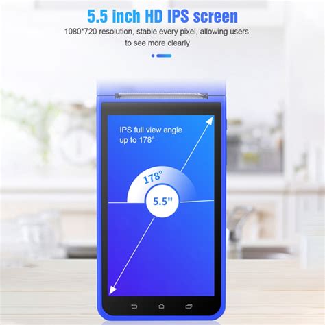 POS Mm PDA Handheld Inch Barcode Two Dimensional Code Android G Smart Scan Code Cash