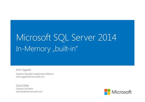 Microsoft Sql Server 2014