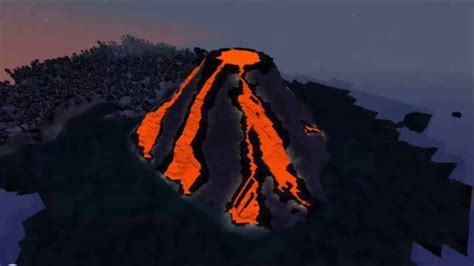 Volcán De Minecraft Realistic Volcano 114 Minecraft Map