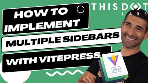 How To Implement Multiple Sidebars With Vitepress Youtube