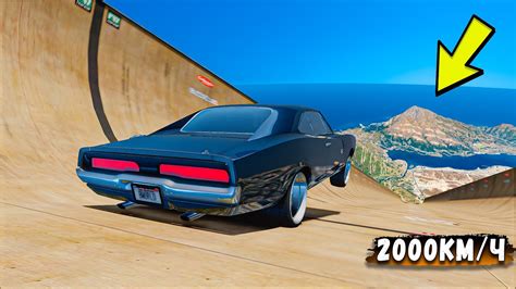 СПУСК С ГОРЫ БЕЗ ТОРМОЗОВ НА САМЫХ БЫСТРЫХ ЧИТ ТАЧКАХ В Gta 5 Online Youtube