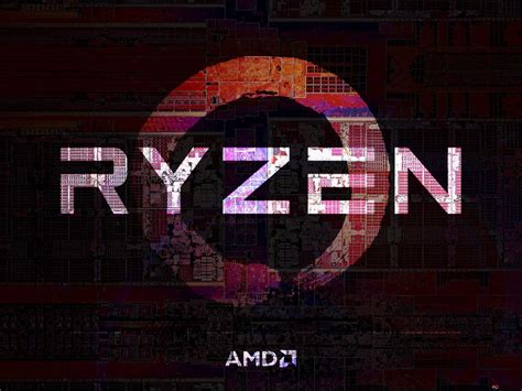 Amd Ryzen Cpu Circuit Logo Hd Wallpaper Download Hardware Wallpapers