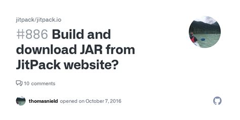 Build And Download Jar From Jitpack Website · Issue 886 · Jitpack