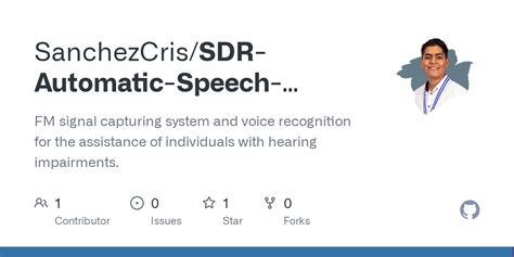 Github Sanchezcrissdr Automatic Speech Recognition Fm Signal