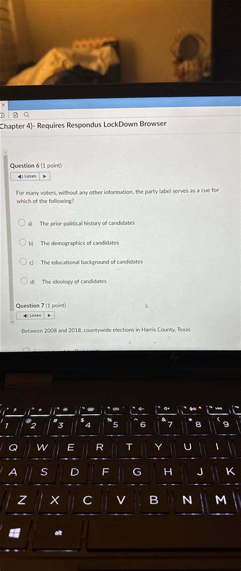 Solved Chapter 4 ﻿requires Respondus Lockdown