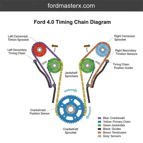Ford 40 Timing Chain Diagram Complete Visual Guide Fordmasterx
