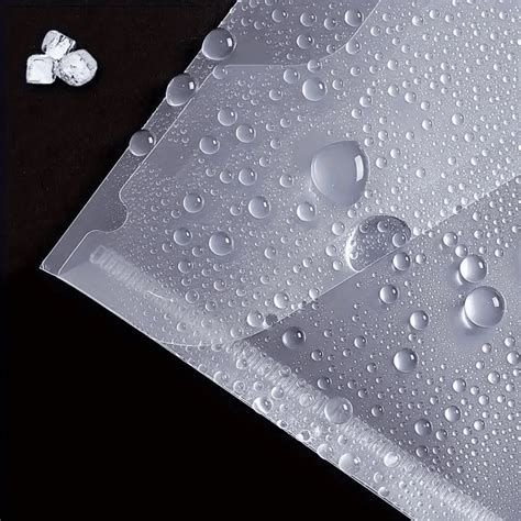 1ชิ้น ซองพลาสติกใส A4 หนา ซองใส่เอกสาร กระเป๋าจัดเก็บเอกสารนักเรียน