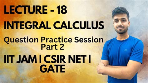 Lecture 18 Question Practice Session Ii Iit Jam Csir Net Gate Vivek Maths Youtube