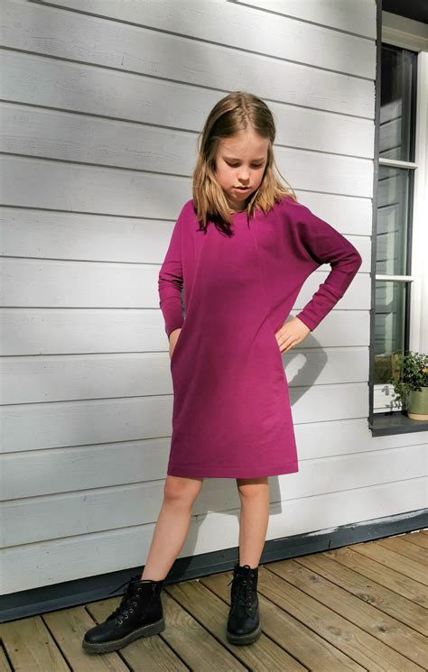 Girls Kimono Dress Pdf Sewing Pattern