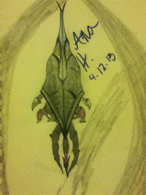 I Had Drawn This Awhile Back Mass Effect Reaper By Anavonmonster On Deviantart