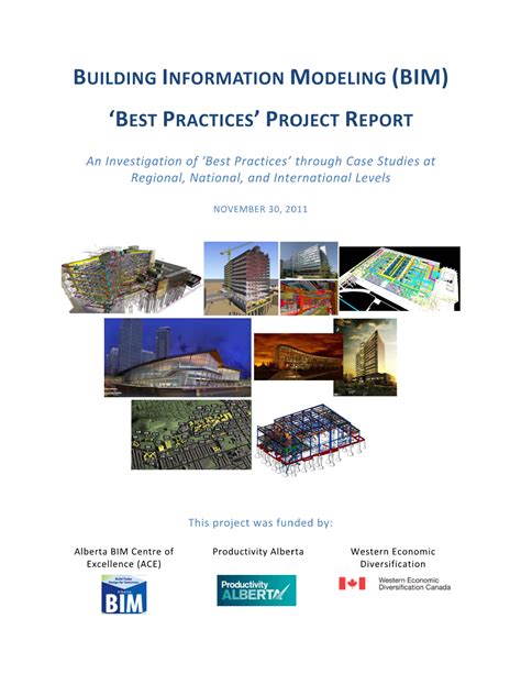 Building Information Modeling Bim Best Practices Docslib